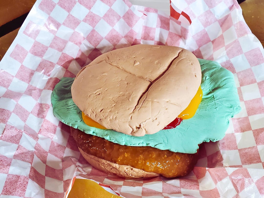 Burger Clay Kit (16oz), DIY Putty Slime Party Favor, Neutral Gift for ...