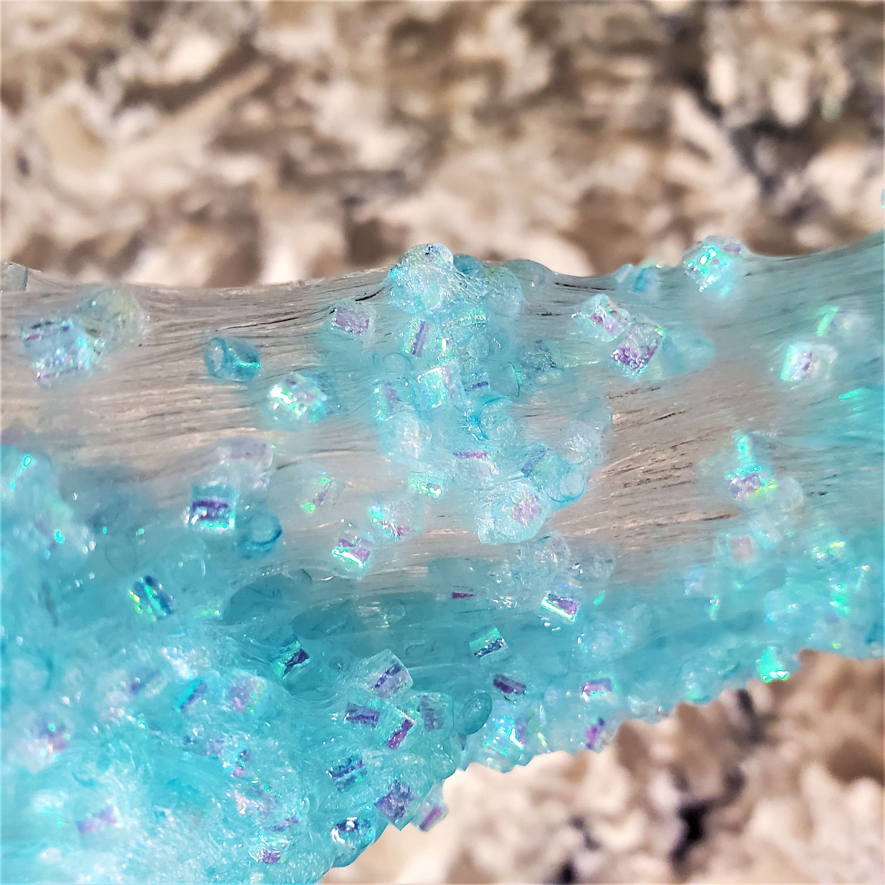 Slime in a Bag Blue Bingsu Slime Crunchy Slime Homemade - Etsy Canada