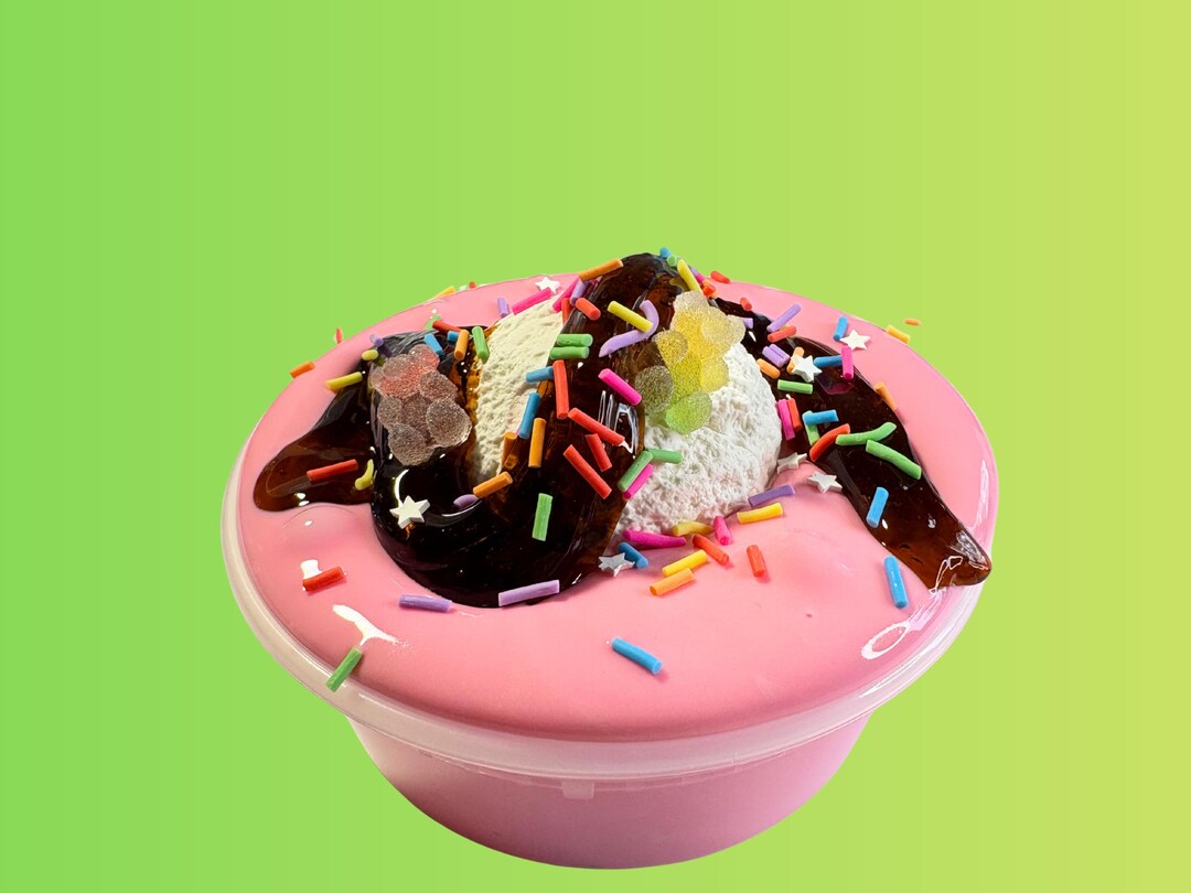 Gummibärchen Ton Slime Kit, Fudge duftende DIY Eiscreme Slime ...