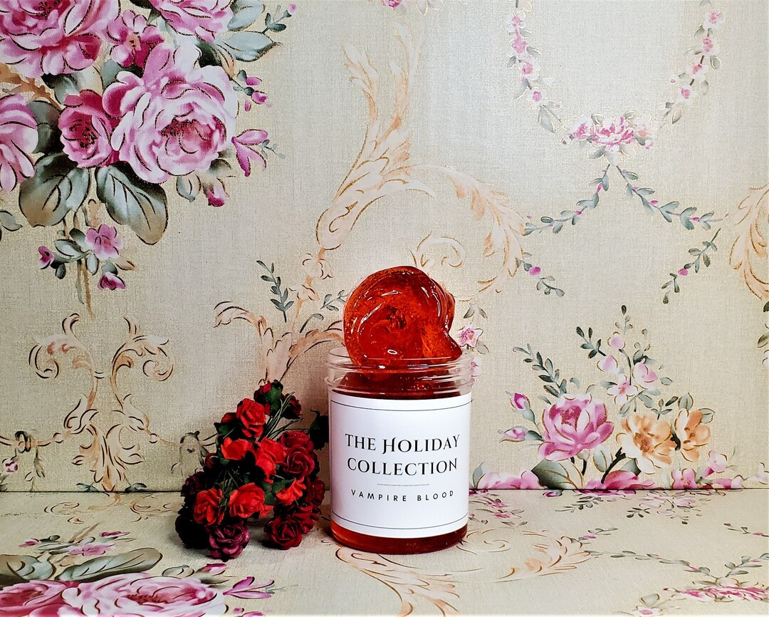 Red Vampire Slime With Glitters Slime Party Favor Homemade - Etsy