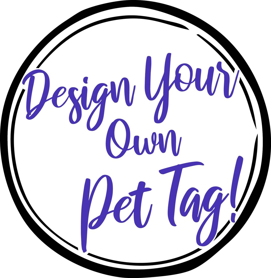 Design Your Own Pet Tag, Personalised ID Tag, Personalized Pet Tag ...
