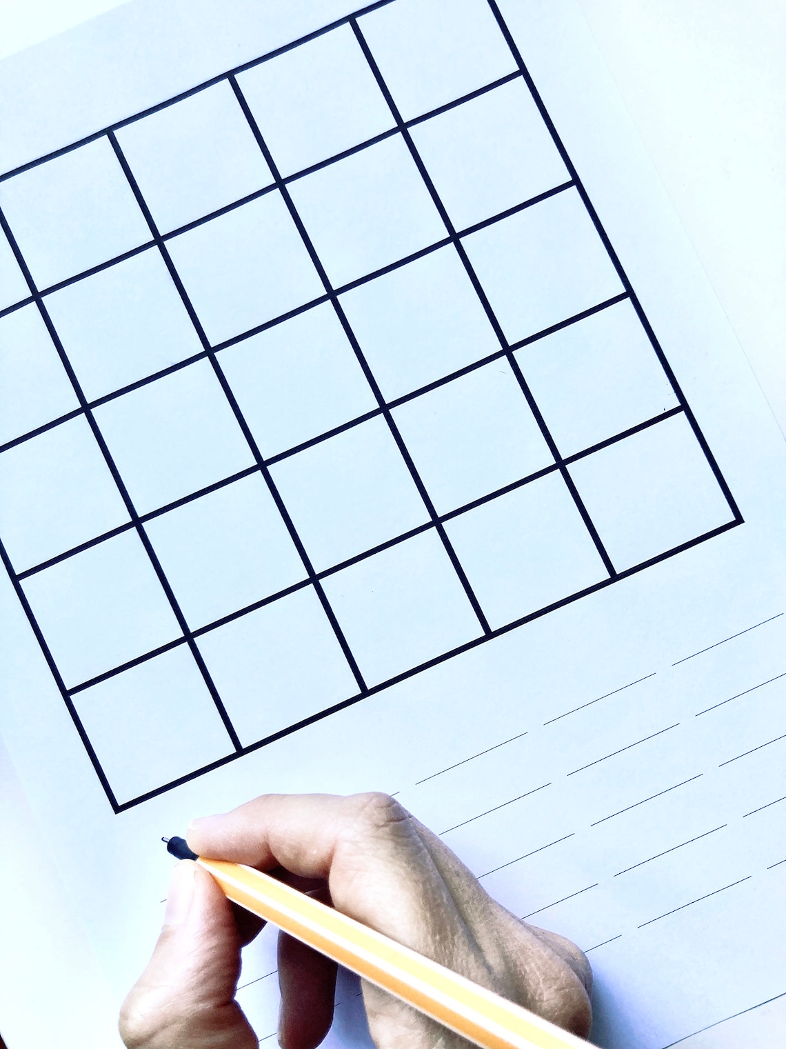 Printable BINGO Game Blank Template - Etsy