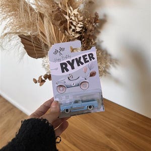 Editable Hot Wheels Favor Tags: Toy Car Birthday Thank You (canva ...