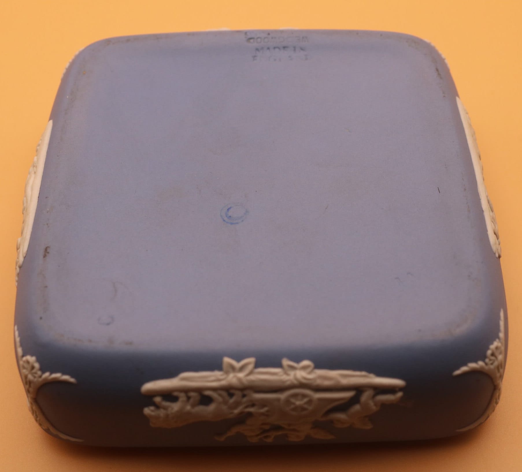 Wedgewood Blue & White Jasperware Square Trinket Box With - Etsy