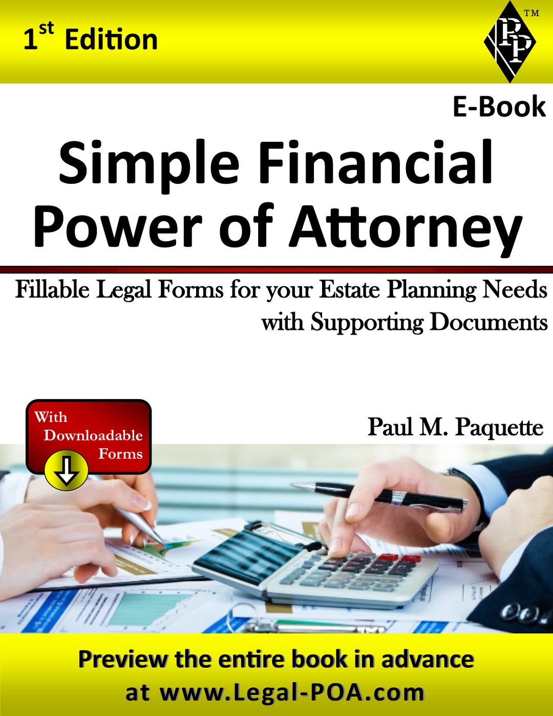 Simple Financial Power of Attorney Full Version Ebook - Etsy