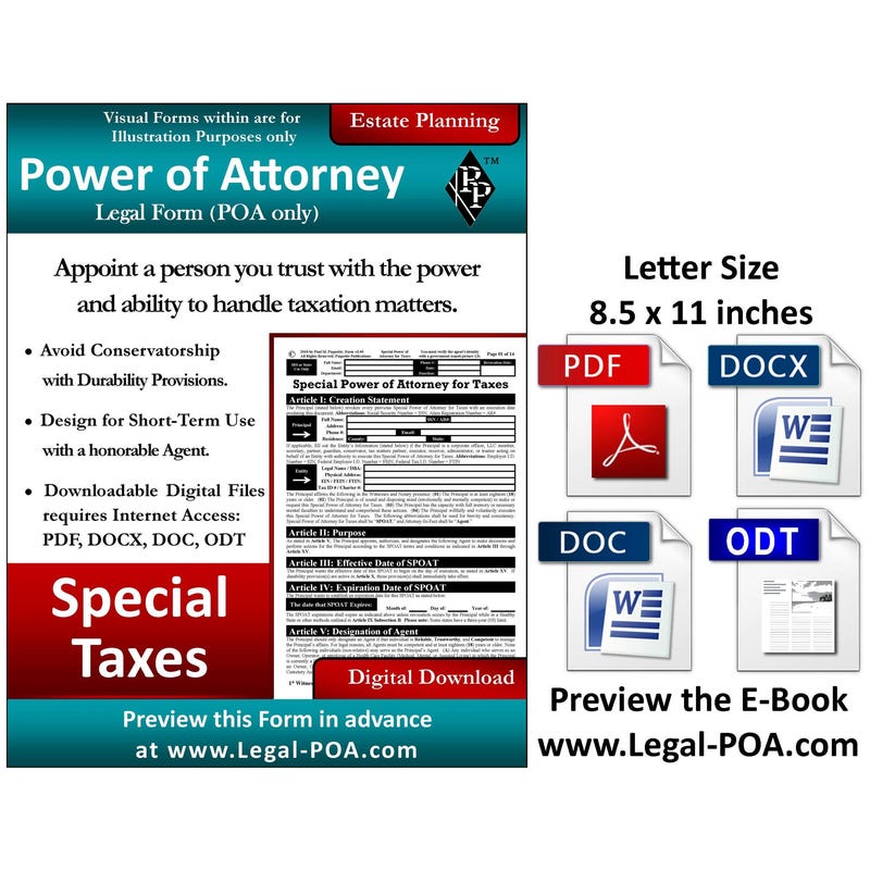Power of Attorney Kit - Etsy