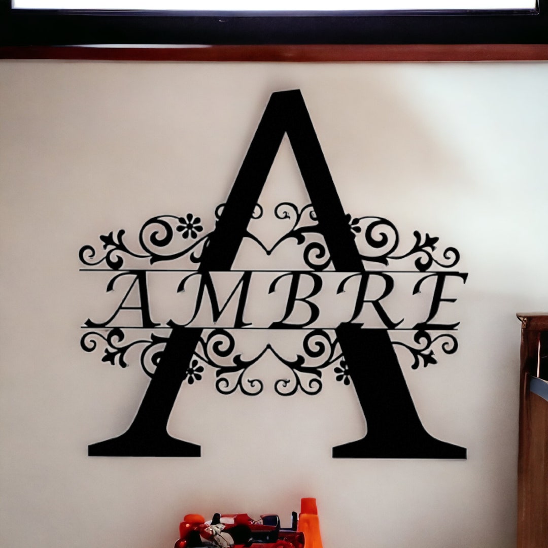 Décoration lettre personnalisée avec prénom 3D - Etsy France