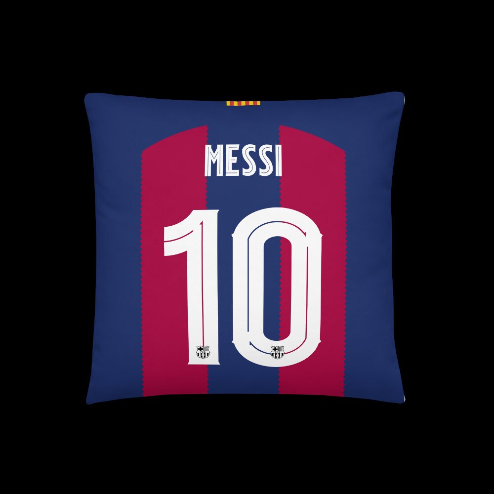 Lionel Messi Pillow Case Fc Barcelona La Liga Argentina Football ...