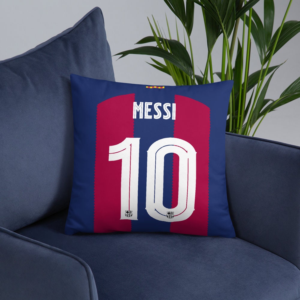 Lionel Messi Pillow Case Fc Barcelona La Liga Argentina Football ...