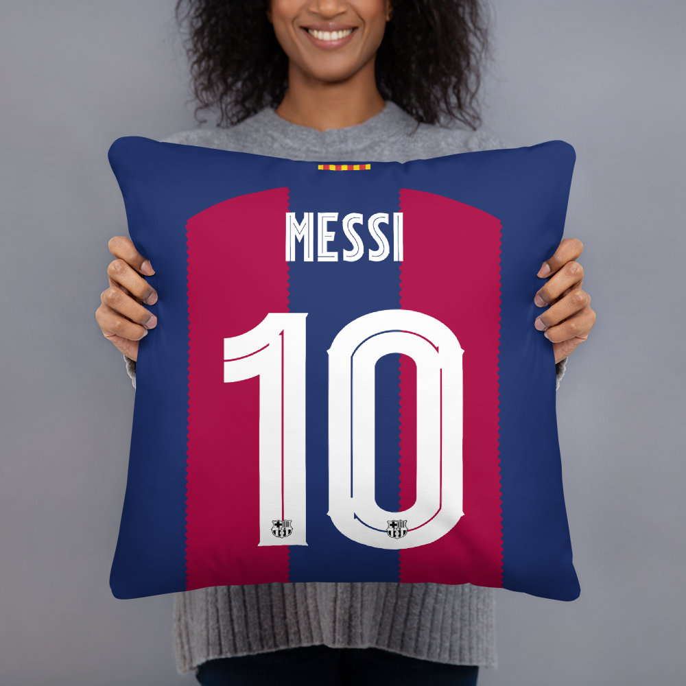 Lionel Messi Pillow Case Fc Barcelona La Liga Argentina Football Perfect Gift for Any Football ...