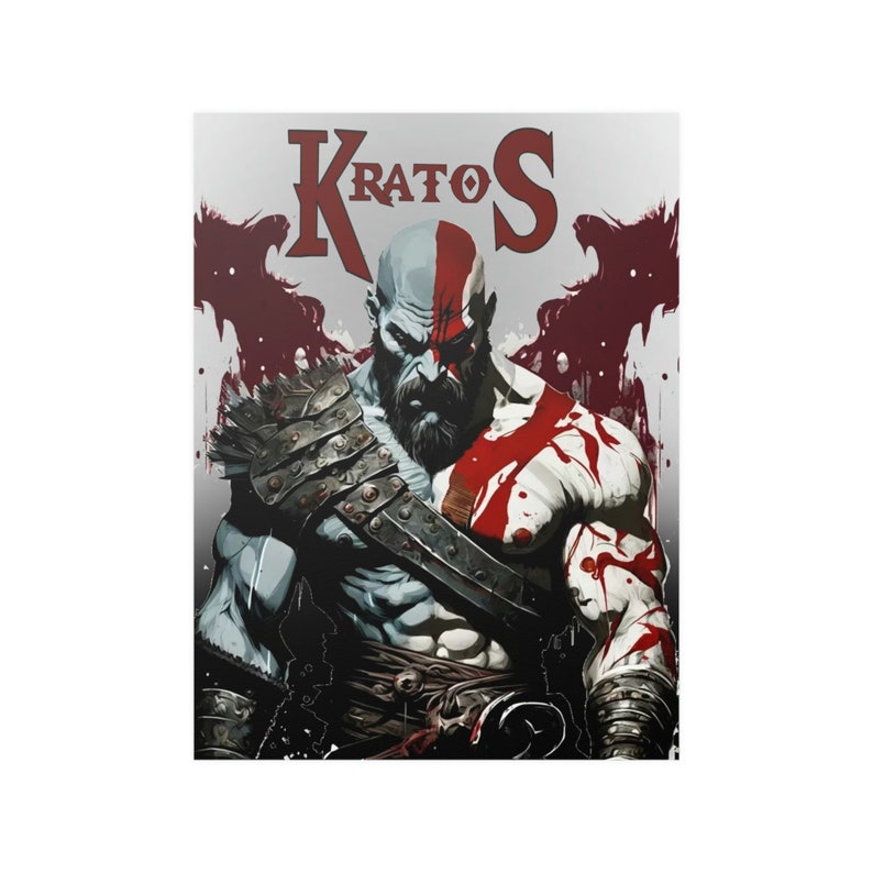 Satin Posters 210gsm God of War Poster GOW Poster Gaming - Etsy
