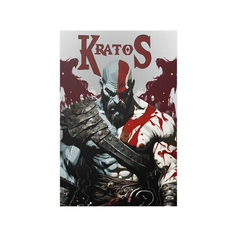 Satin Posters 210gsm God of War Poster GOW Poster Gaming - Etsy