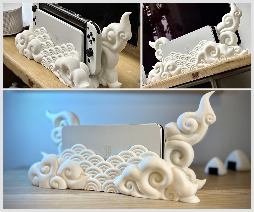 Nintendo Switch/oled Cloud Stand/dock 3D Printed - Etsy