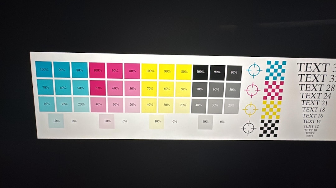 Eufymake E1 UV Printer Calibration Template - Etsy