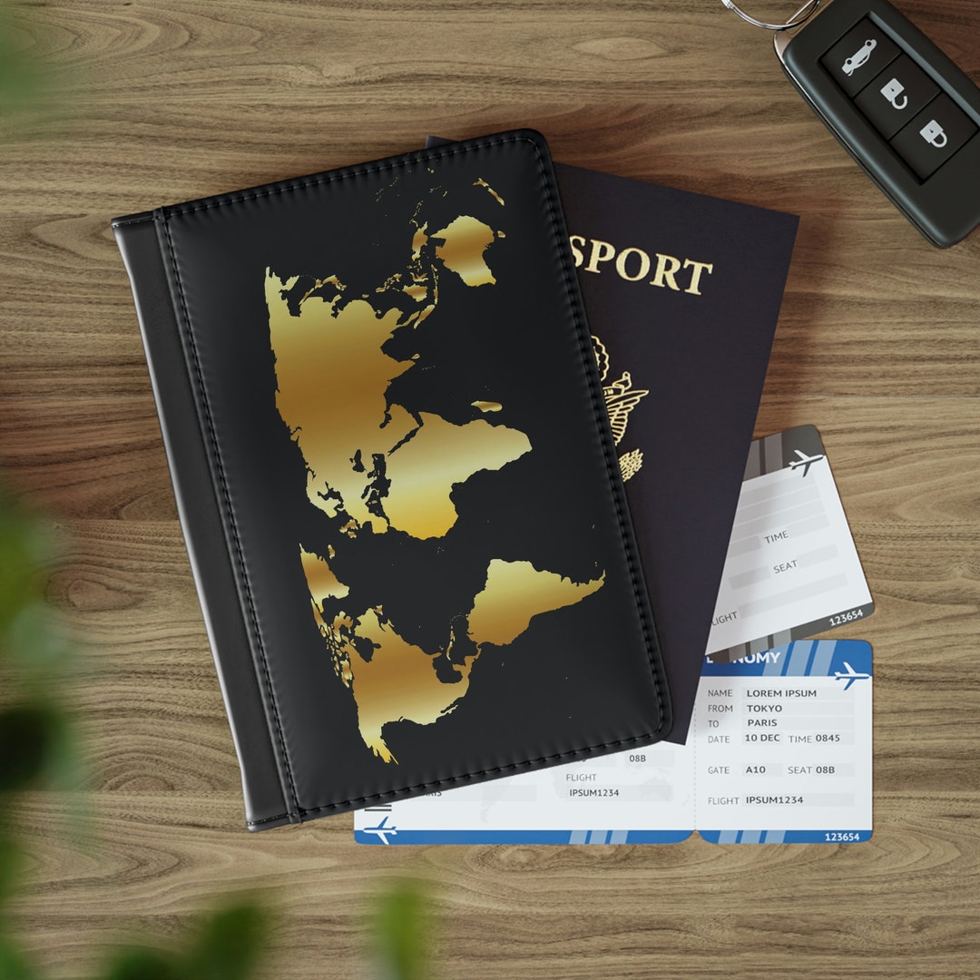 World Traveler Passport Cover - Etsy