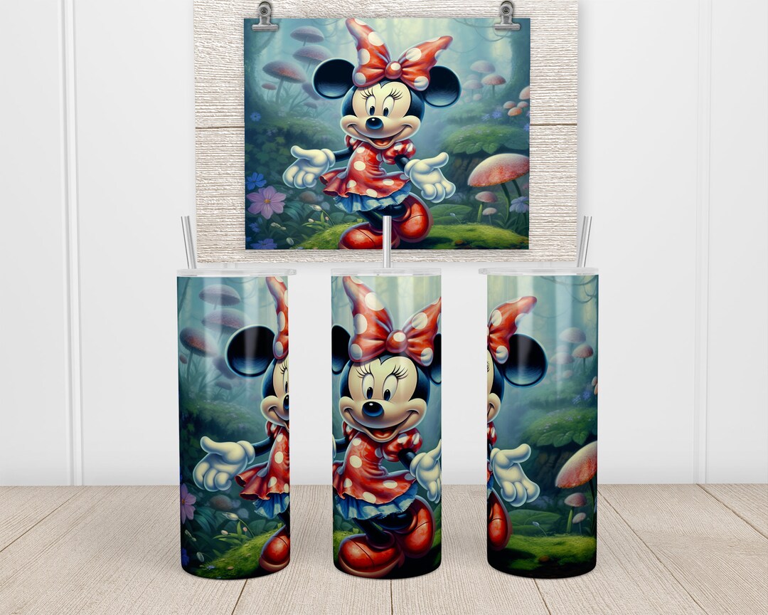 Minnie Mouse Tumbler 20oz Skinny Tumbler PNG Minnie - Etsy