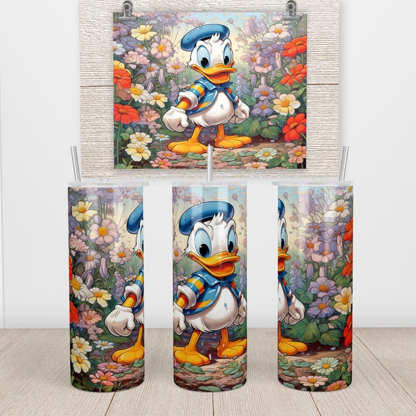 Donald Duck Tumbler - Etsy