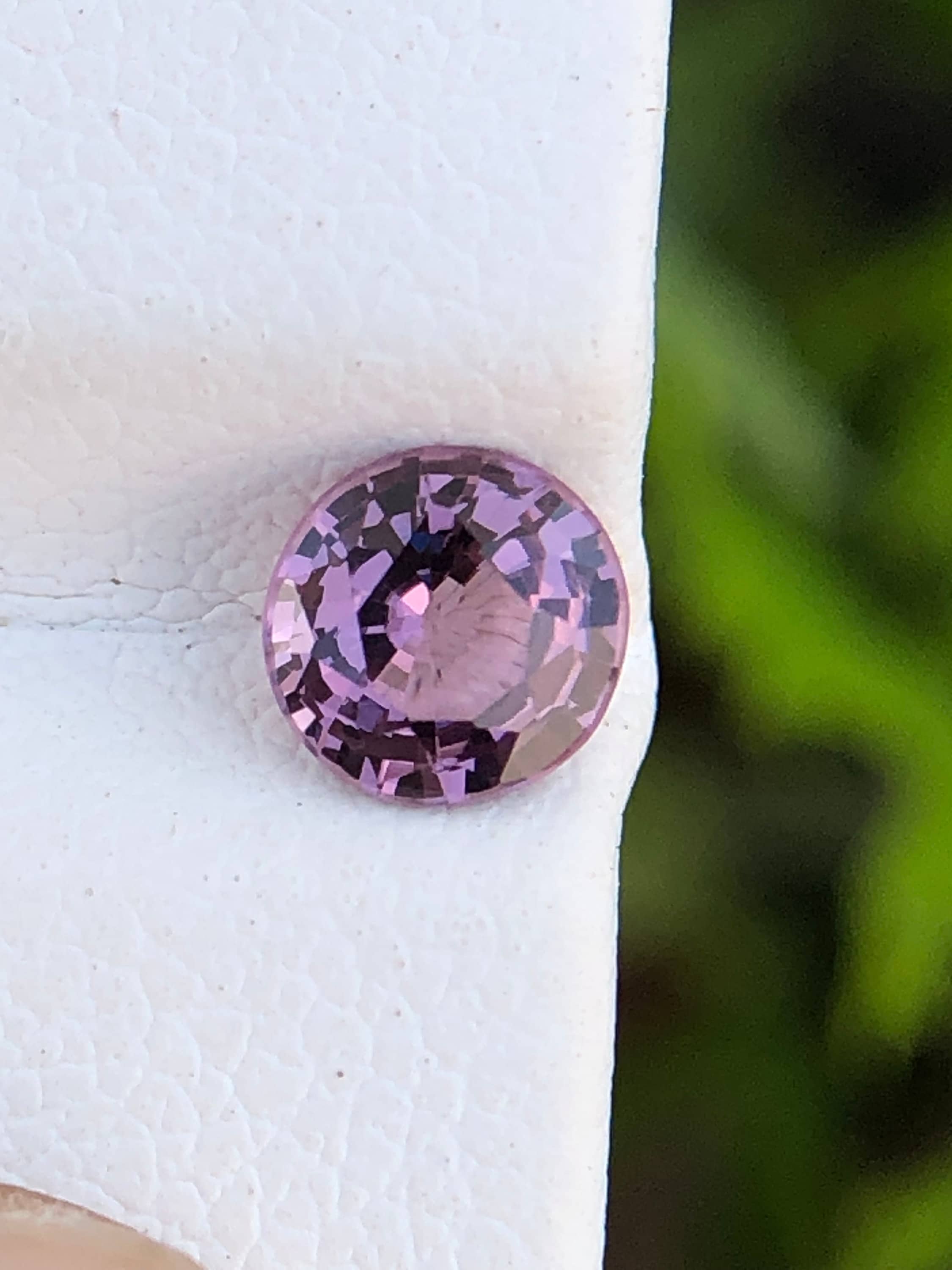 Natural Pink Spinel Gemstone, 0.60 Ct. Round Shape Ring Size Spinel ...