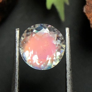 Peach Pink Fire Madagascar Rainbow Moonstone, 6 MM Moonstone, Moonstone ...