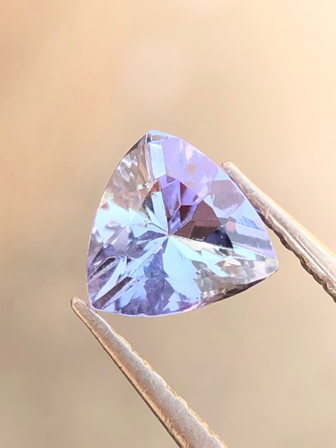 Natural Mermaid Tanzanite Trillion Cut Gemstone, Loose Genuine Stunning ...