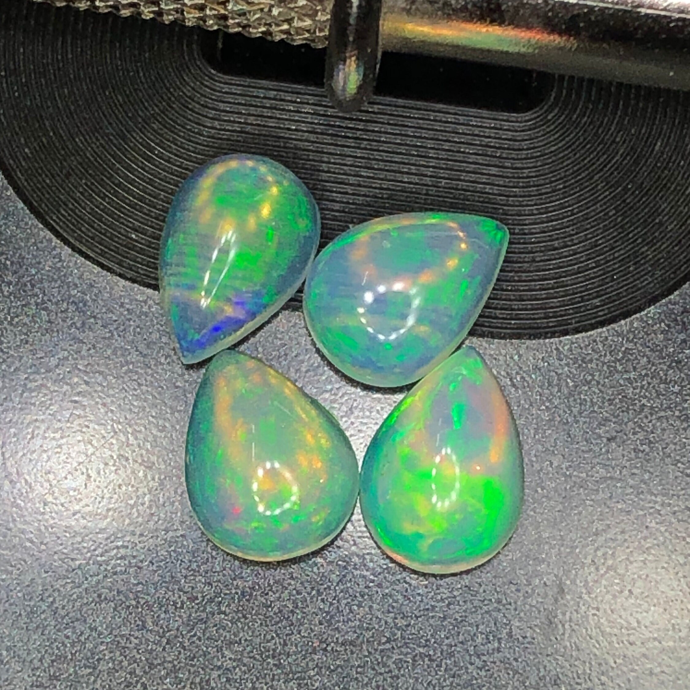 Buy Natural White Ethiopian Opal Lot, Genuine Opal Gemstone, 7x5 MM 1. ...