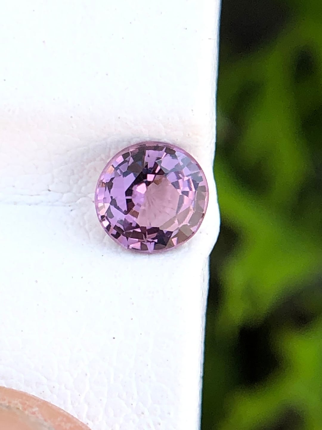 Natural Pink Spinel Gemstone, 0.60 Ct. Round Shape Ring Size Spinel ...