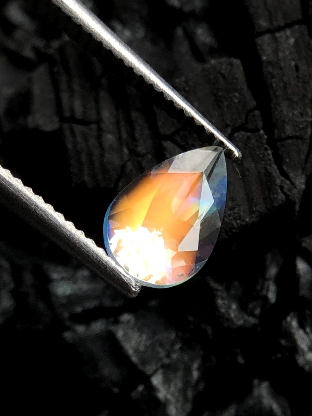 Rare Blue Green Fire Madagascar Moonstone, Natural Rainbow Moonstone ...