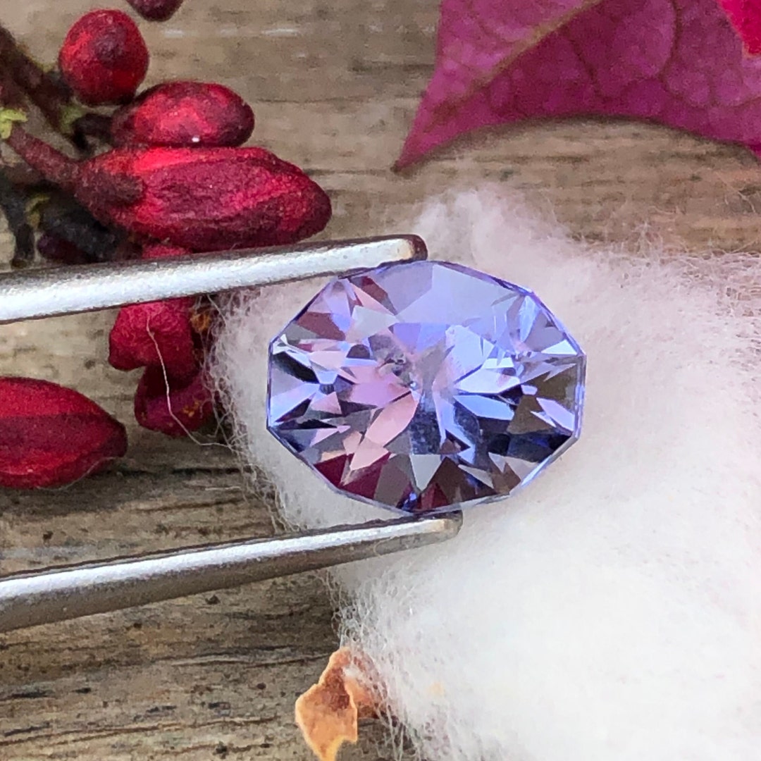 Natural Light Blue Color Tanzanite, 6x8 MM 1.30 Carats Loose Faceted ...