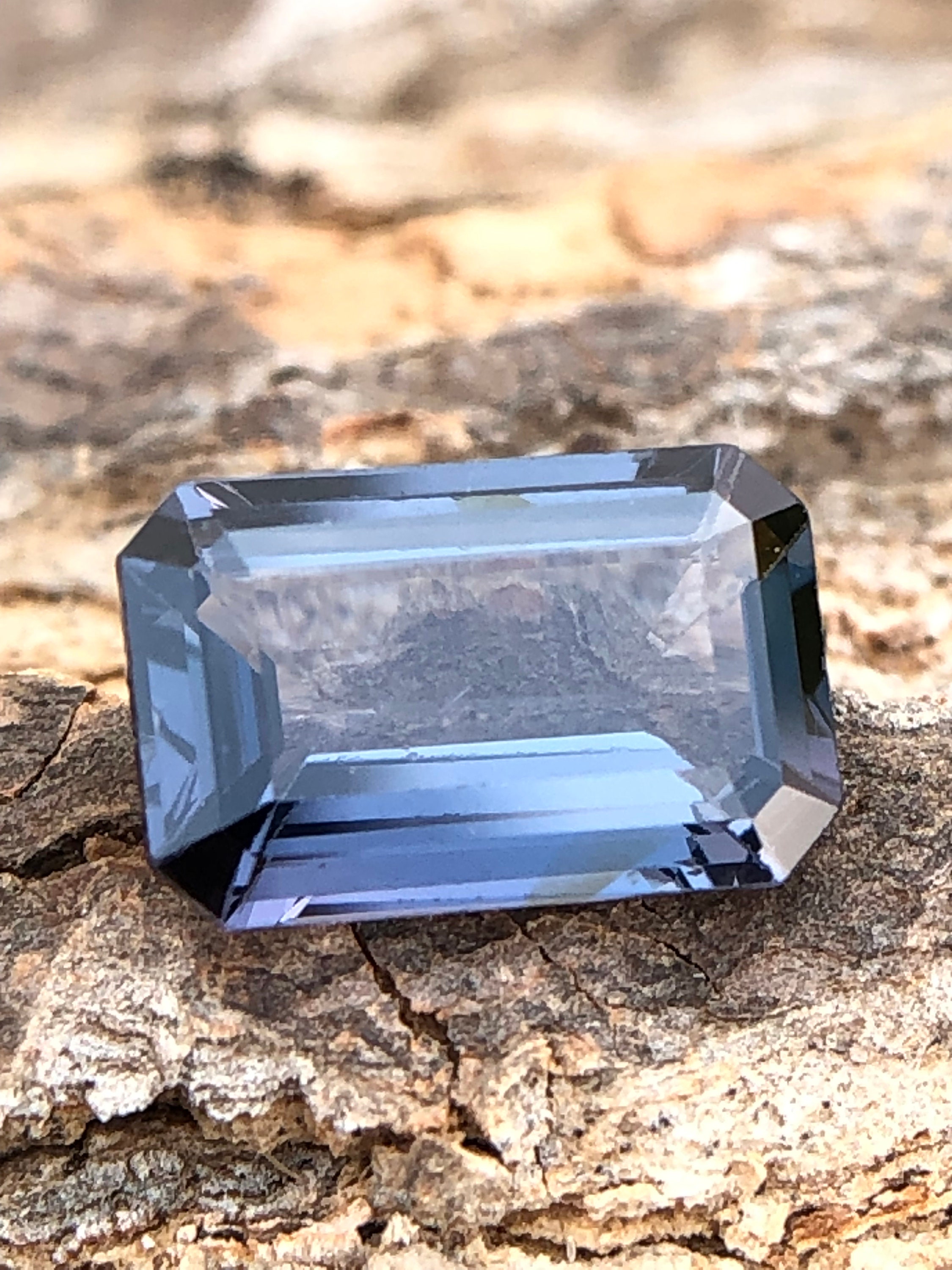 Rare Grey Spinel Gem, 1.25 Ct Best Quality Spinal Faceted, Natural ...