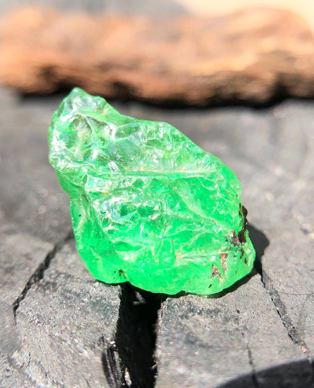 Natural Green Tsavorite Rough, Uncut Tsavorite, Red Tsavorite Rough, Tsavorite Gemstone ...
