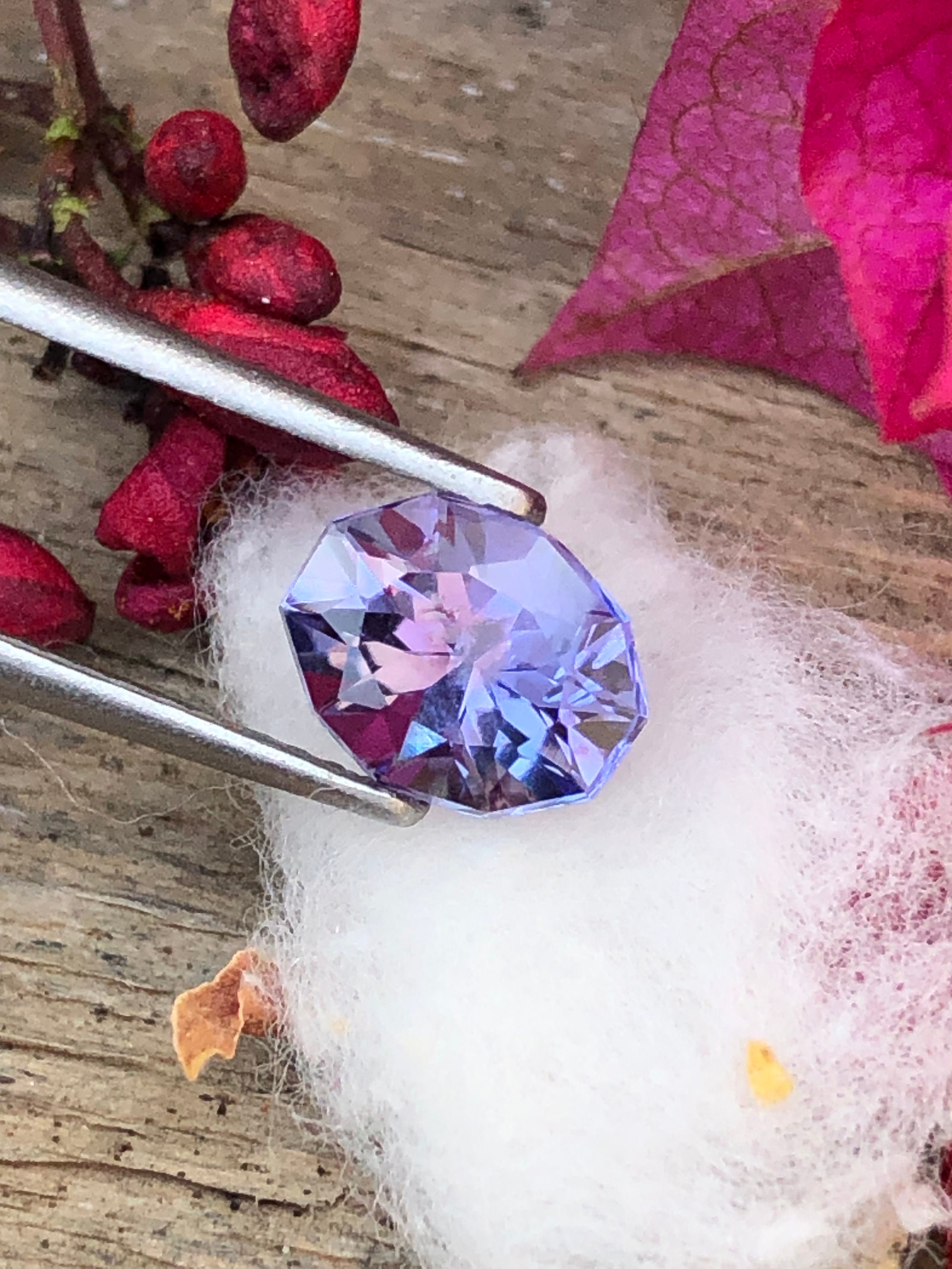 Natural Light Blue Color Tanzanite, 6x8 MM 1.30 Carats Loose Faceted ...