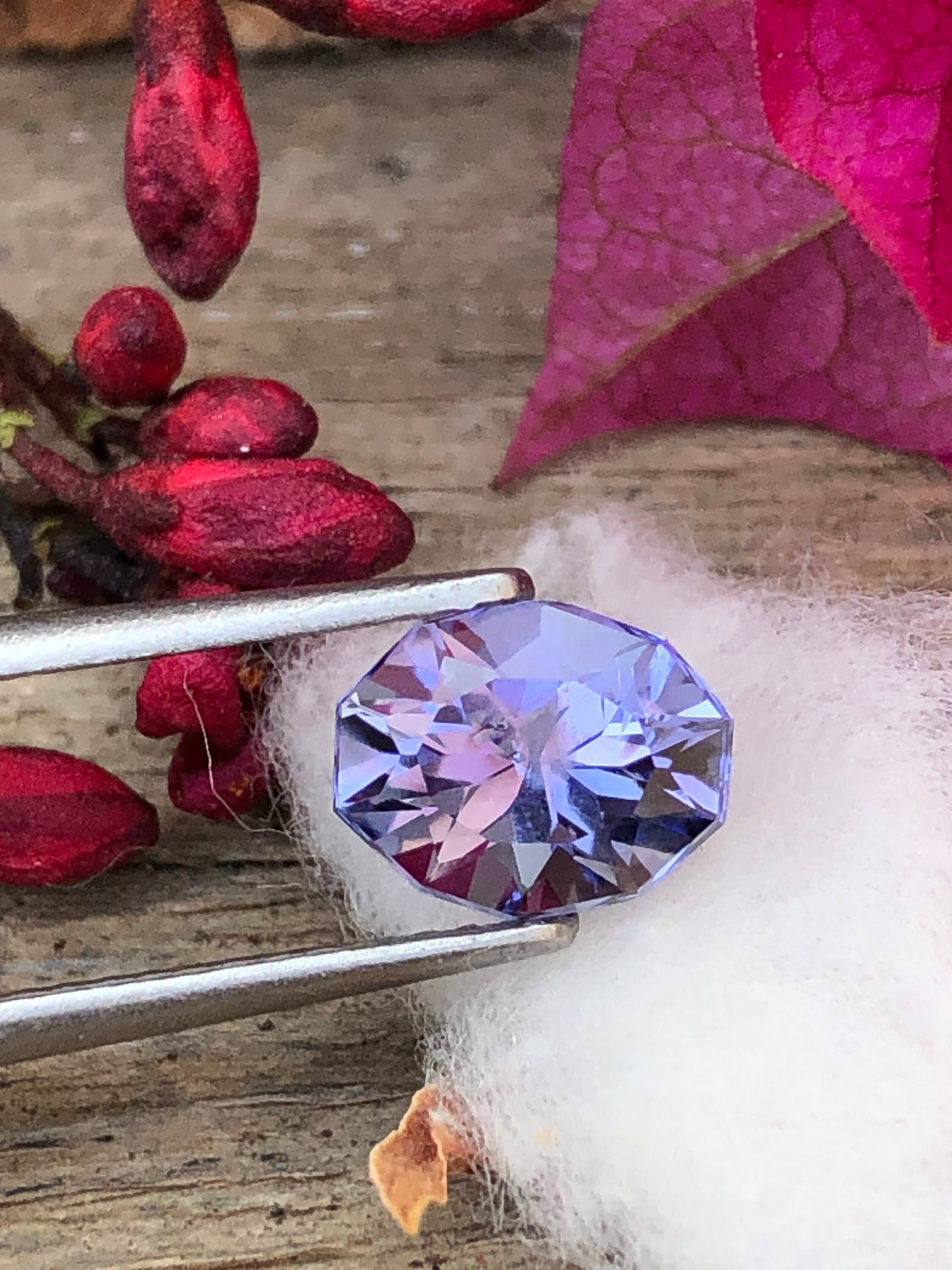 Natural Light Blue Color Tanzanite, 6x8 MM 1.30 Carats Loose Faceted ...