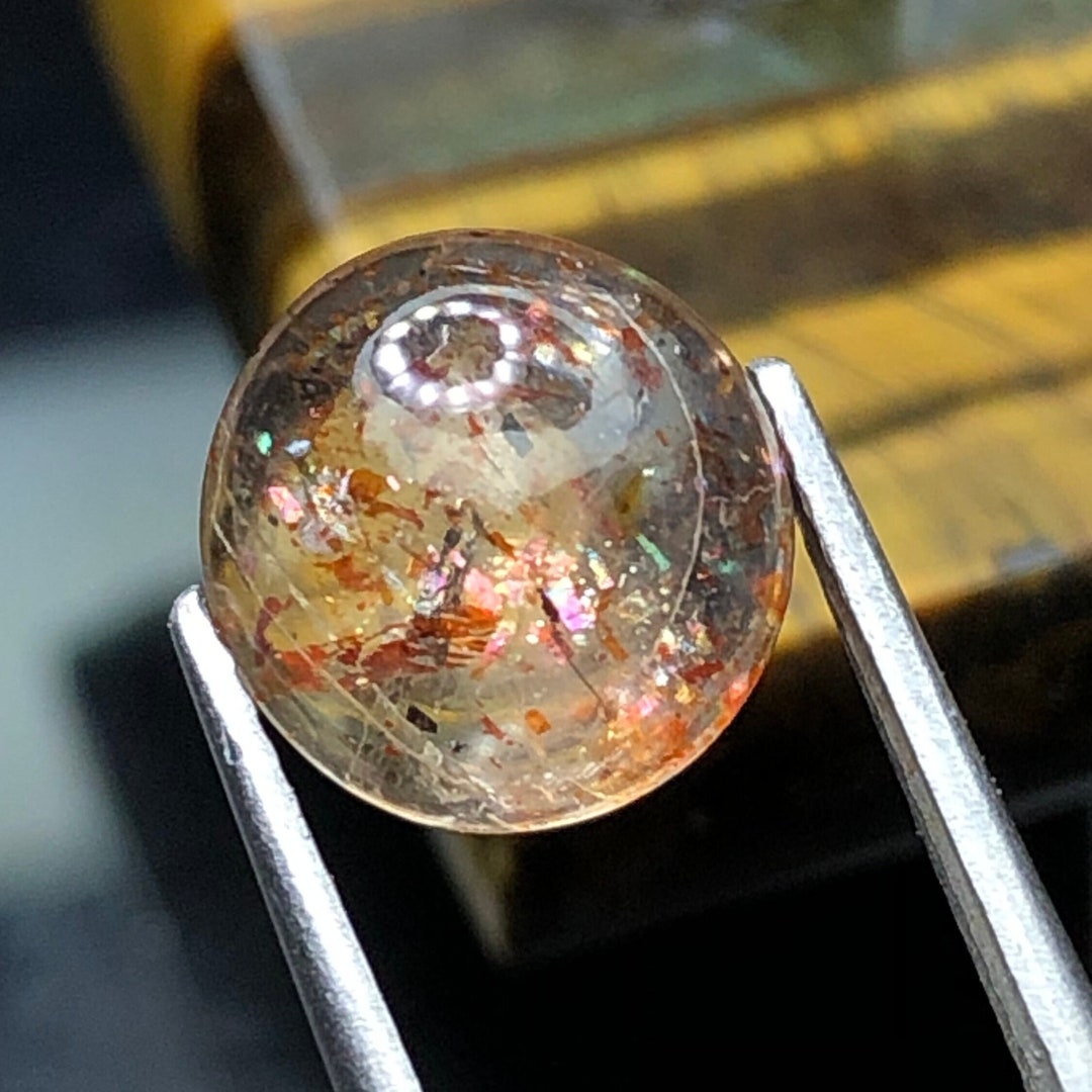 Buy Natural Orange Color Sunstone, 9x4 MM 2.25 Carat Unheated Round ...