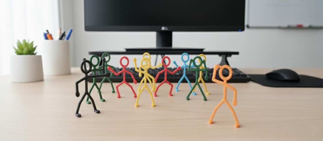 Stick Figures - Desk Buddies & Office Decor! - Etsy