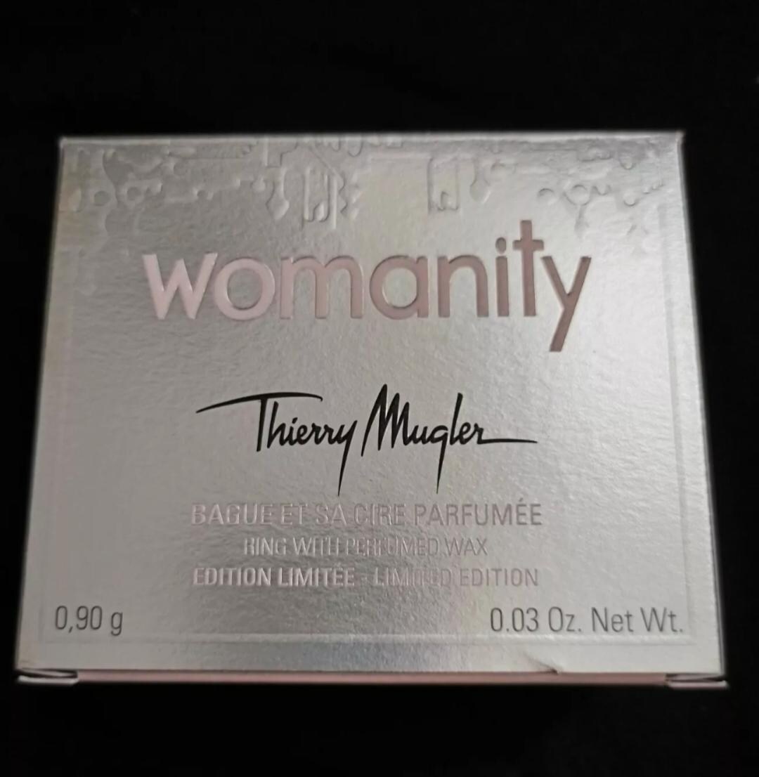 Womanity Thierry Mugler Concrete Solid Perfume Ring and Box Pouch - Etsy