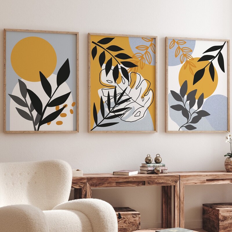 Yellow Wall Art - Etsy