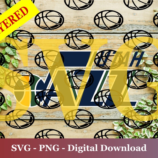 Utah Jazz Svg - Etsy