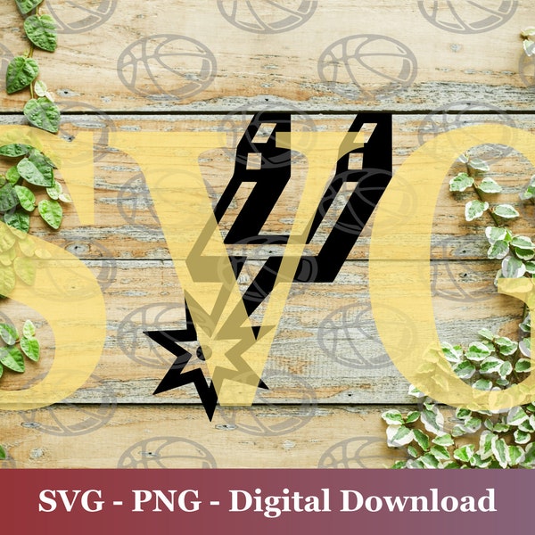 San Antonio Spurs Svg - Etsy