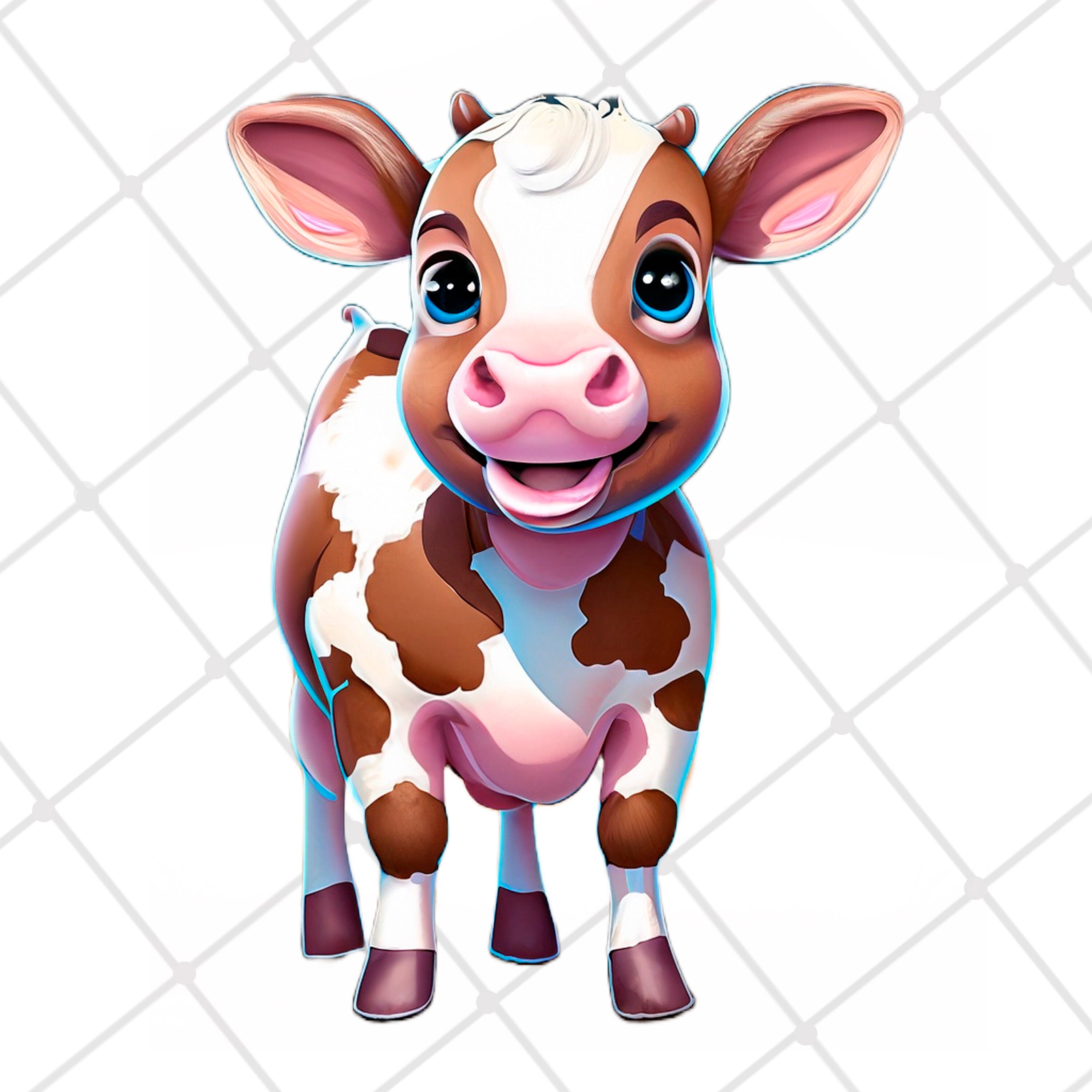 12 Cute Farm Animals, Transparent PNG, Sublimasyon, Downloadable ...