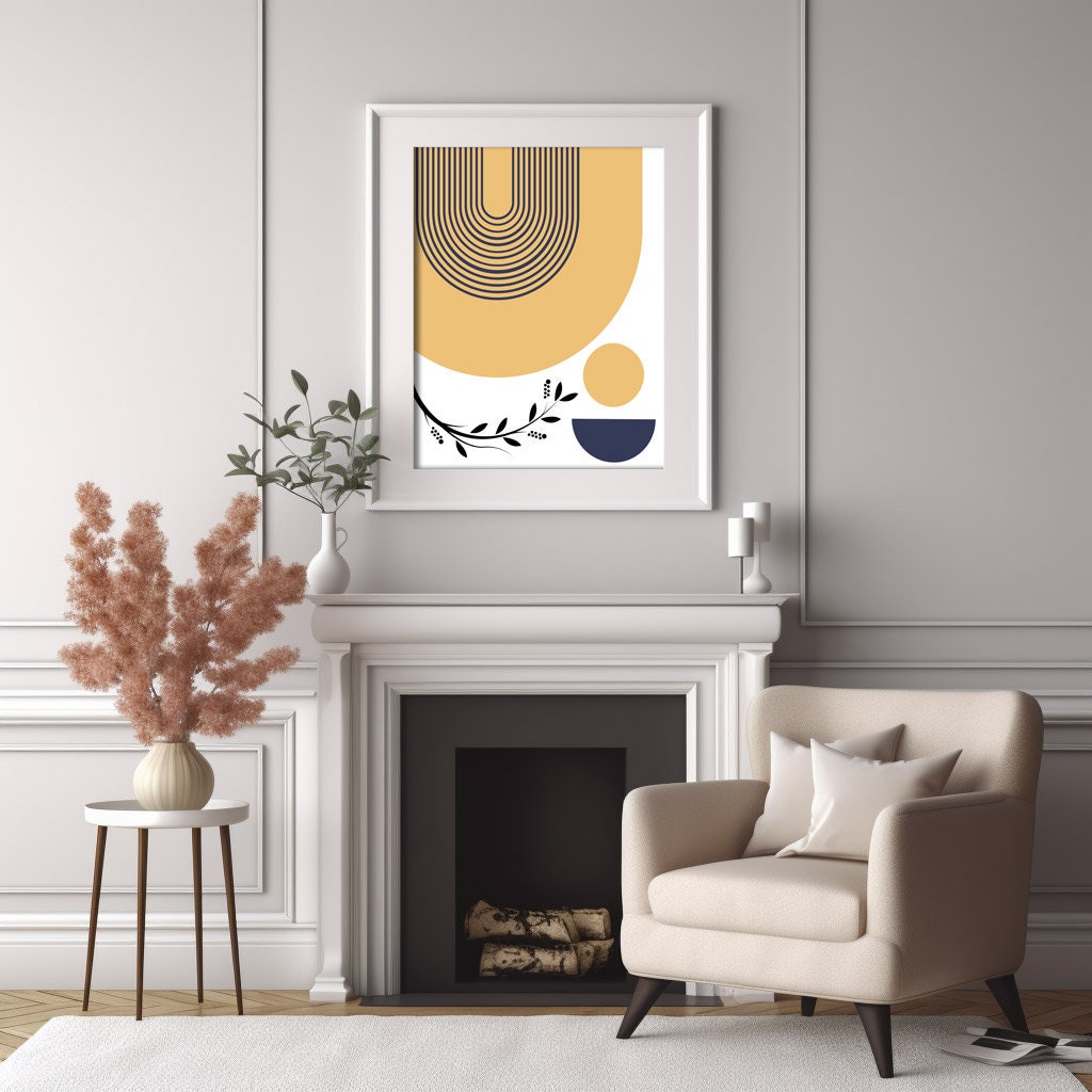 Boho Wall Print Set of 3, Boho Poster, Boho Print, Abstract Boho ...