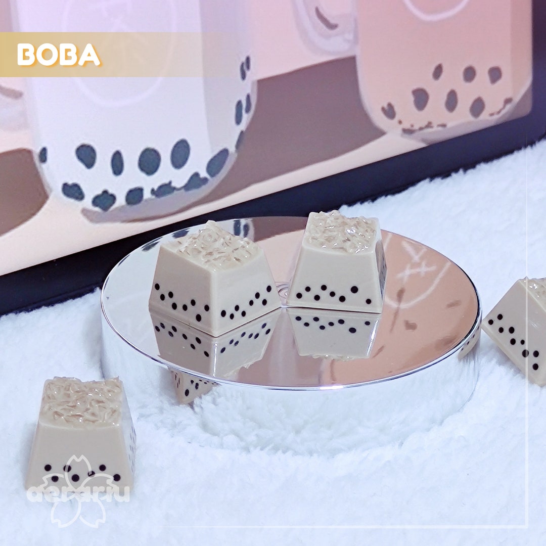 BOBA Artisan Keycaps, Custom Resin Keycaps, Cherry Keycaps Gift for ...