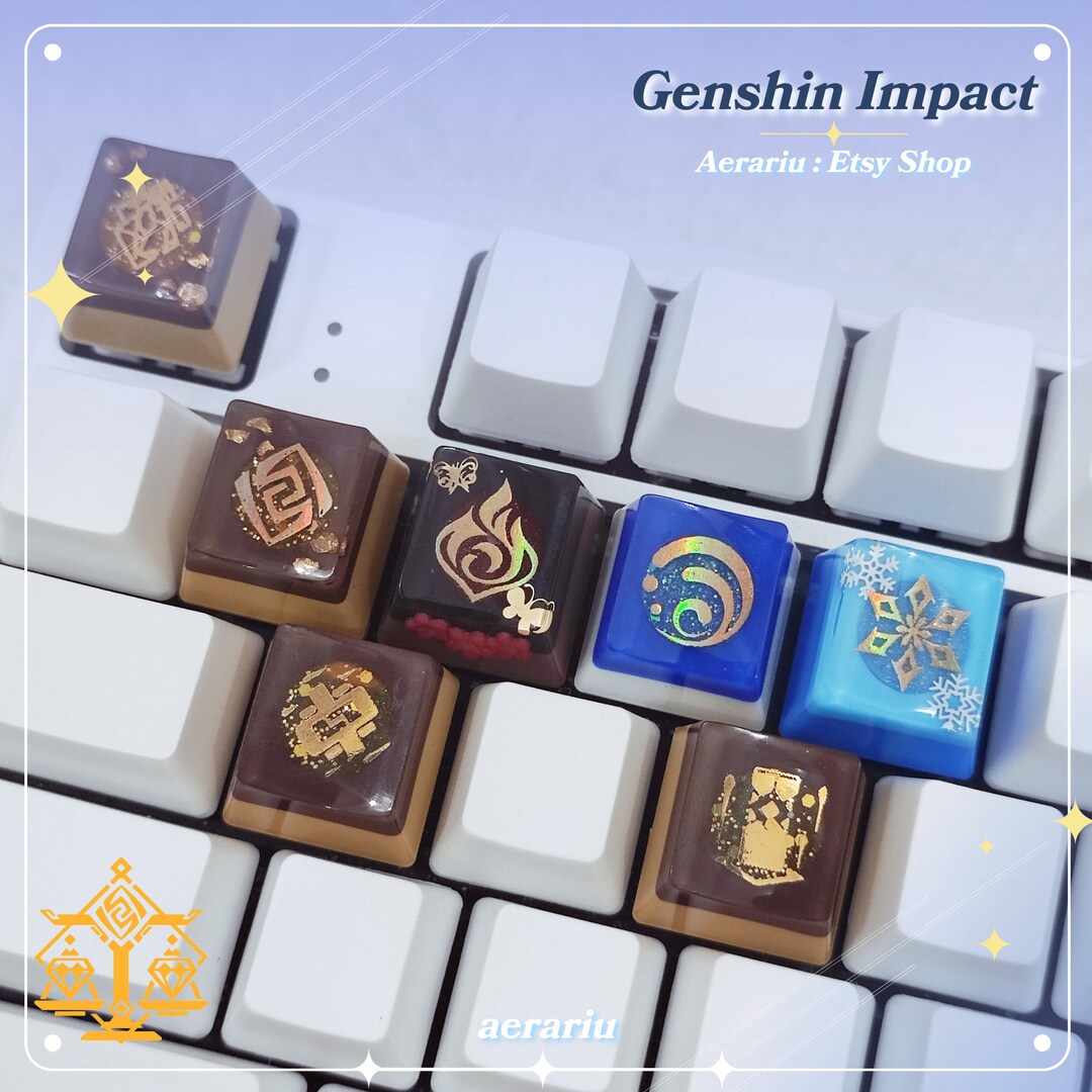 LIYUE Artisan Keycaps, Custom Resin Keycaps, Cherry Keycaps Gift for ...