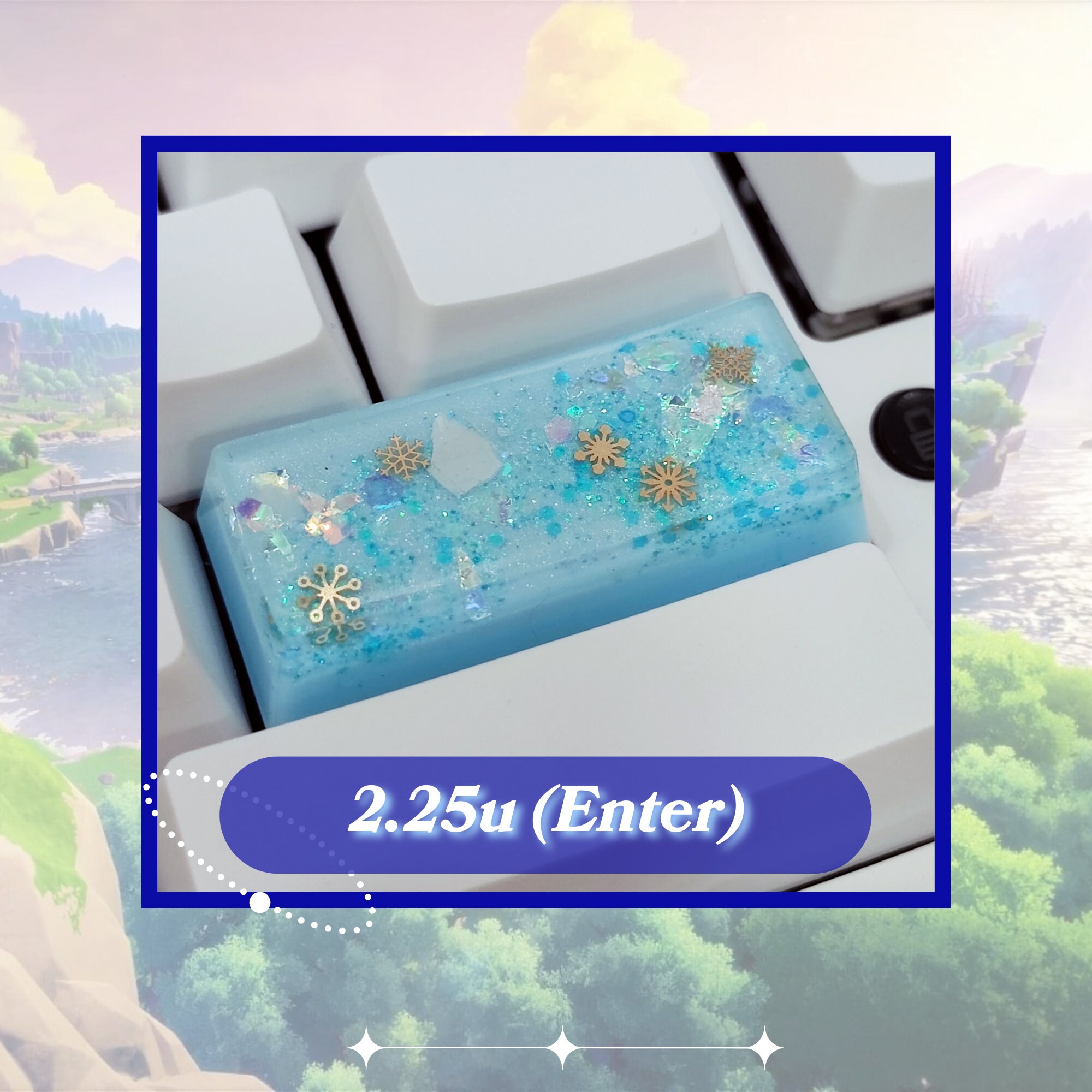 EULA Artisan Keycaps, Custom Resin Keycaps, Cherry Keycaps Gift for ...