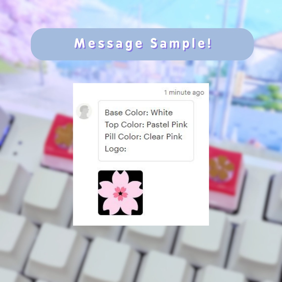 CUSTOMIZED Artisan Keycaps Custom Resin Keycaps Cherry - Etsy