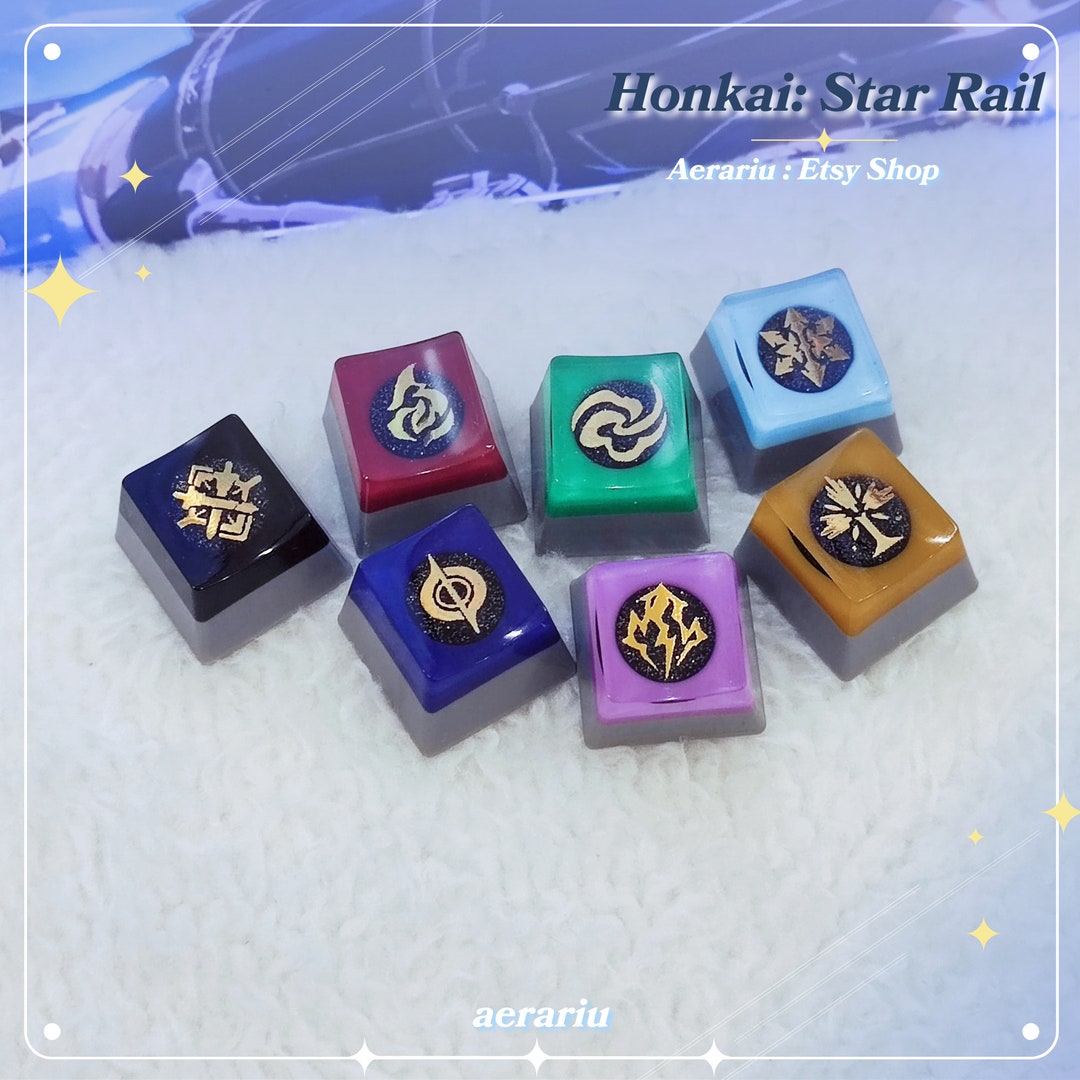 Honkai Star Rail Artisan Keycaps, Custom Resin Keycaps, Cherry Keycaps ...