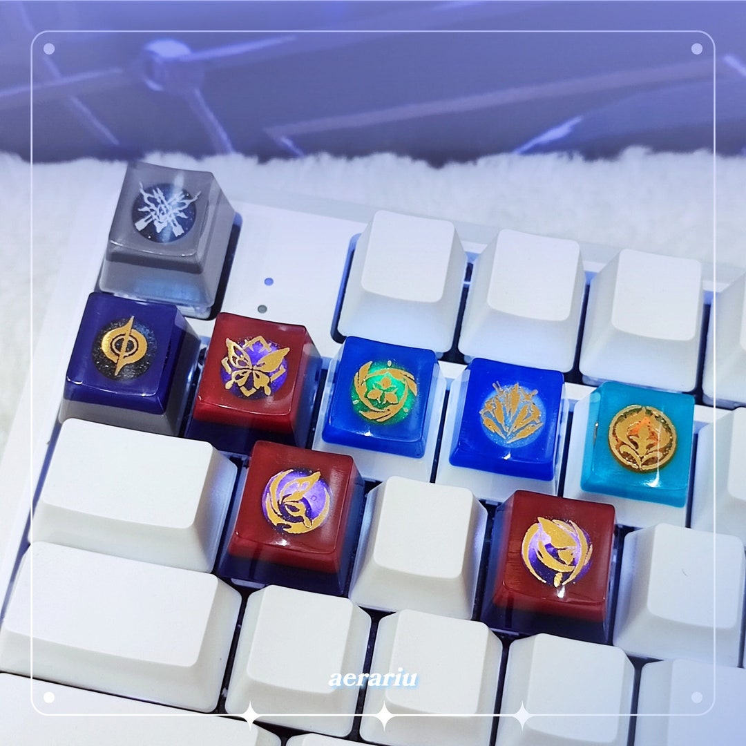 Honkai Star Rail Artisan Keycaps, Custom Resin Keycaps, Cherry Keycaps ...