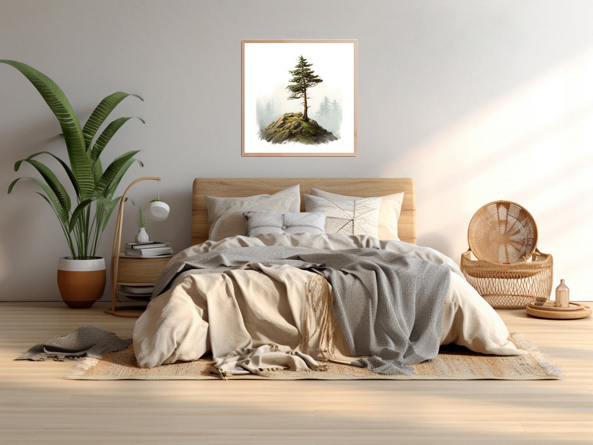 Digital Printable Painting of a Tree in the Style of Famous Painter ...