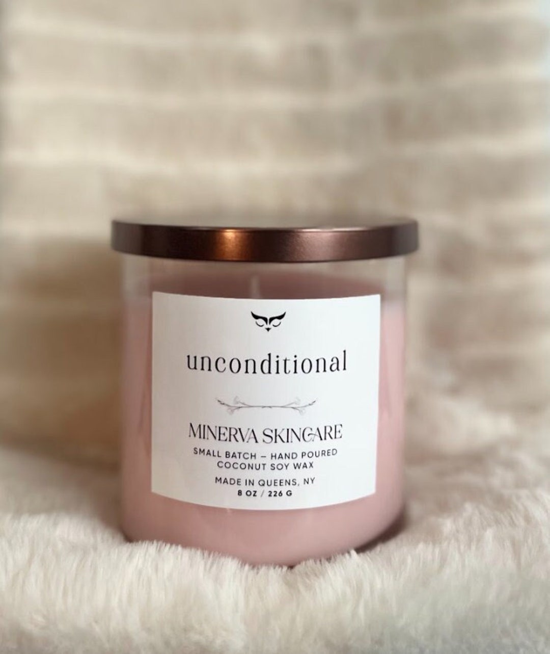 Unconditional | Floral | Peony | Coconut Soy Wax Candle - 8 Oz. | Hand ...
