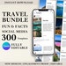 Travel Fun Facts Canva Templates: Social Media Posts (digital Download ...