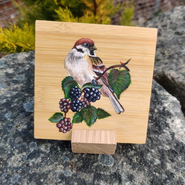 Sparrow Picture Decoration - Etsy